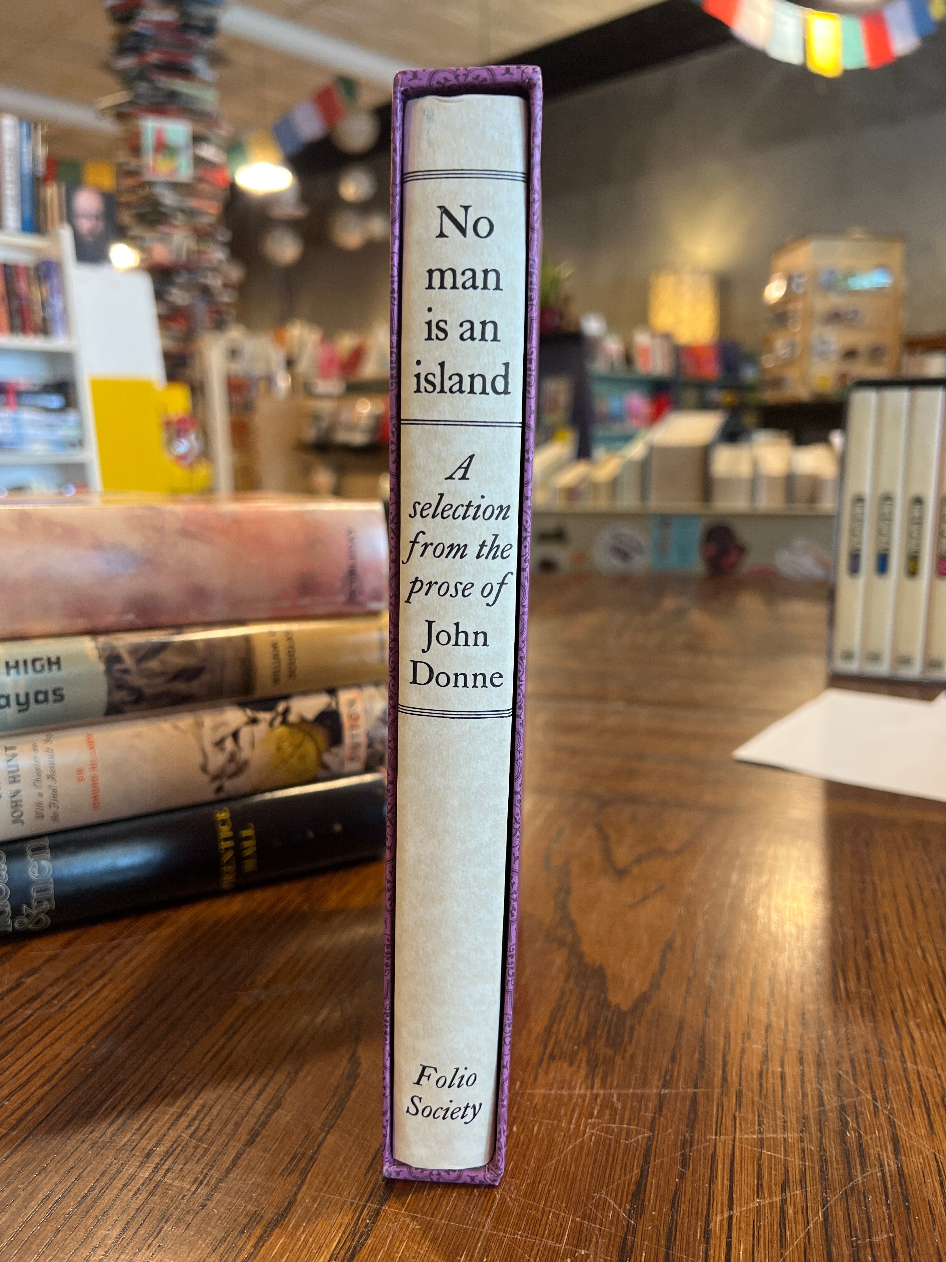 No man is an island: A selection from the prose of John Donne (Folio S – Books At Midnight