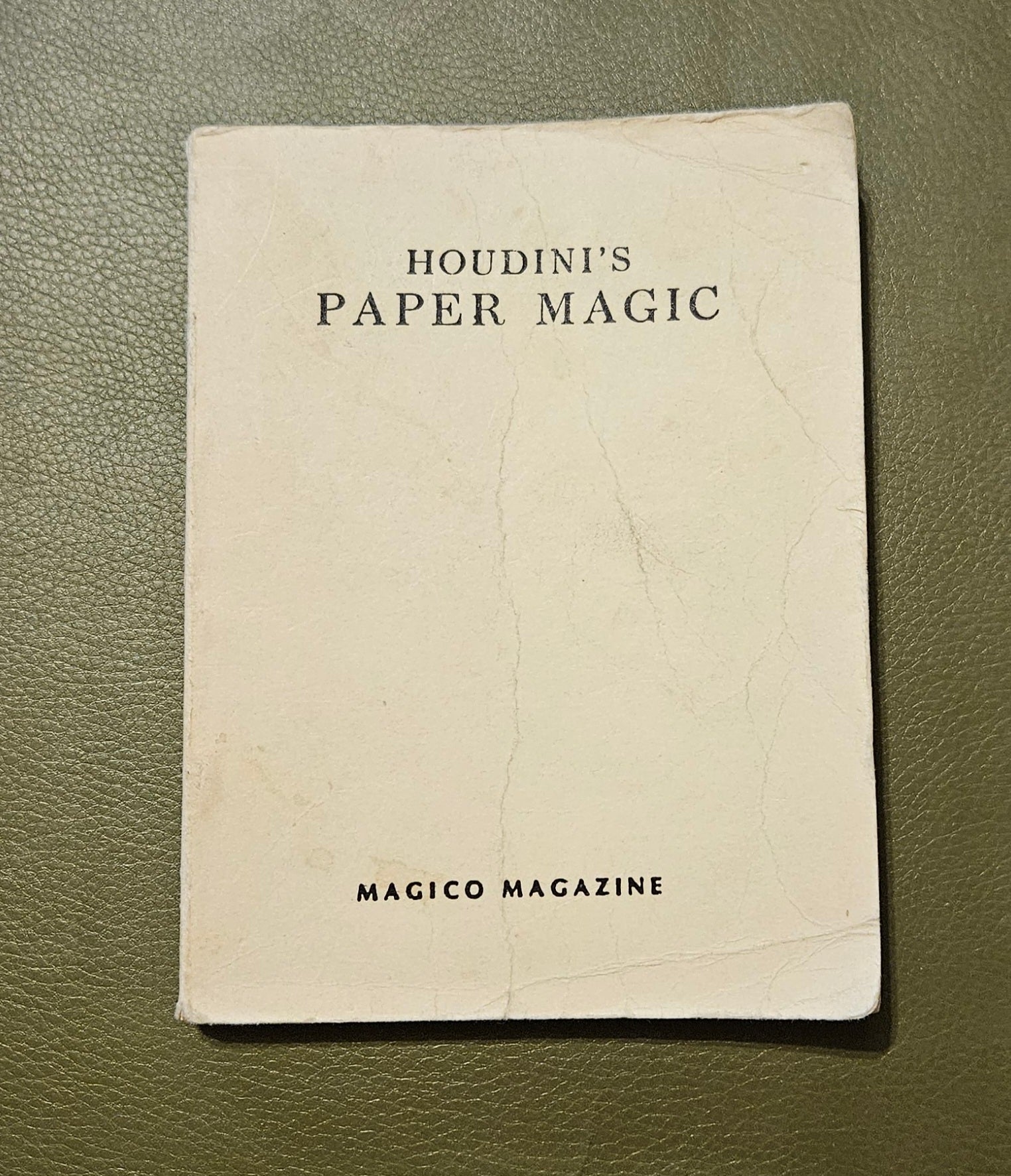 Houdini's Paper Magic by HOUDINI – Books At Midnight