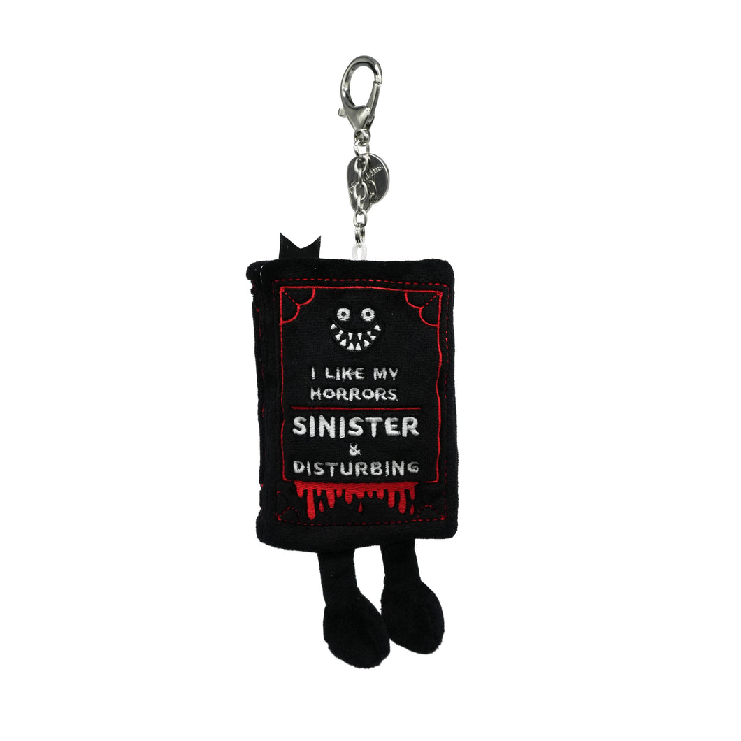 I Like My Horrors Sinister & Disturbing Book Plush Bag Charm – Books At ...